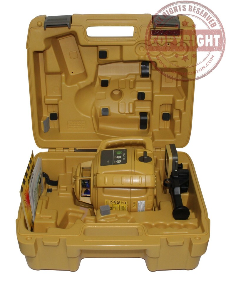 NEW! TOPCON RL-H5B SELF-LEVELING ROTARY LASER LEVEL PACKAGE, TRANSIT,RL ...