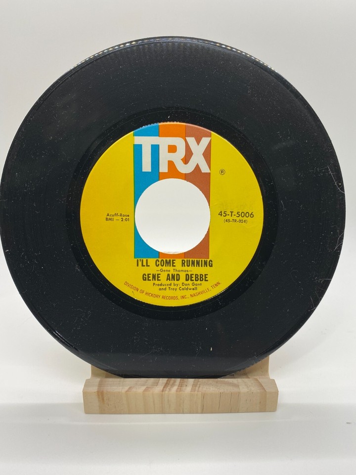 GENE AND DEBBE Playboy / I'll Come Running TRX 5006 45 VINYL 7" RECORD ...