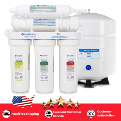 Hybrid Reverse Osmosis Water Filtration System Point of Use Under Sink ...