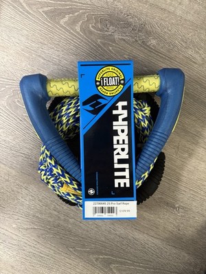 Hyperlite ARC 25 Ft Surf Rope with Handle - Yellow /Blue | eBay