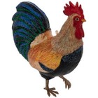 Robert Stanley Rooster Chicken Glass Christmas Holiday Tree Ornament NEW | eBay