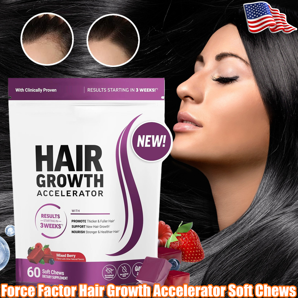 2026 NEW Hair Growth Accelerator Soft Chews, Hair Growth Vitamins for ...