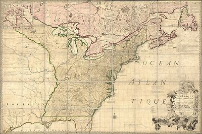 Poster, Many Sizes; Map Of North America Early United States 1777 | eBay