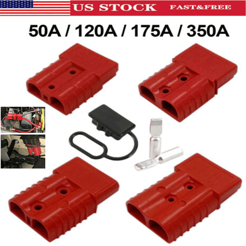 50A/175A/350A Plug Connect Disconnect Winch Trailer Battery Quick ...
