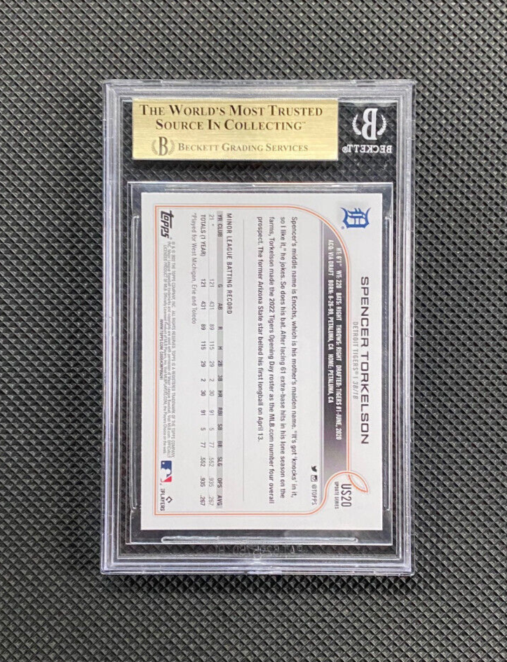 2022 Topps Update Spencer Torkelson Missing Topps Logo Foil Error SP ...