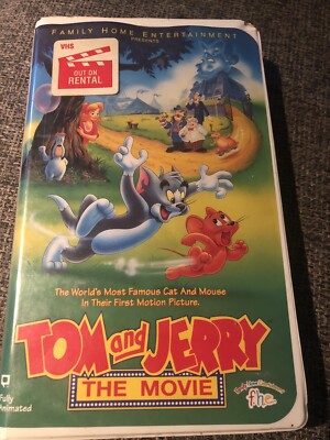 Tom And Jerry- The Movie- VHS- Clamshell-MULTIPLE DVDs SHIP FREE!, SEE ...