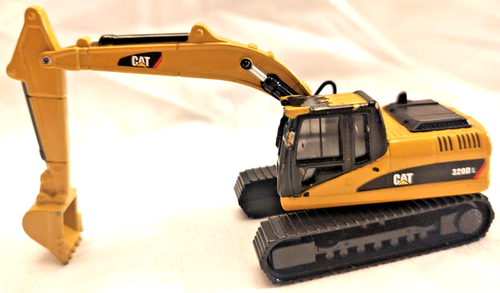 Weathered NORSCOT CAT 320D L HYDRAULIC EXCAVATOR HO SCALE 1:87 Die Cast ...