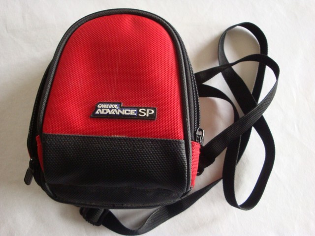 Nintendo Game Boy Advance SP carrying case Red/Black | eBay