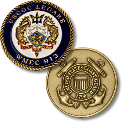 US Coast Guard Cutter USCGC Legare WMEC 912 Challenge Coin | eBay