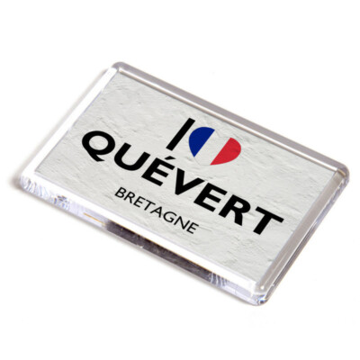 FRIDGE MAGNET - I Love Quevert, Bretagne - France | eBay UK