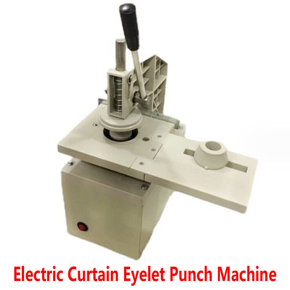 Electric Curtain Eyelet Hole Punch Machine Workshop Punching Equipment ...