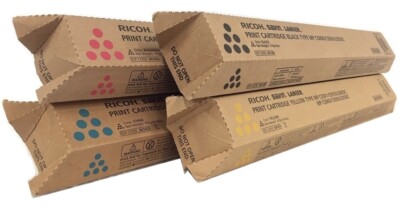Savin OEM Toner Set. Black, Cyan, Magenta & Yellow | eBay