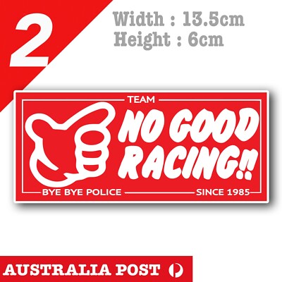 No Good Racing Decal Sticker Kanjo Night Runner Bye Police Drift ...