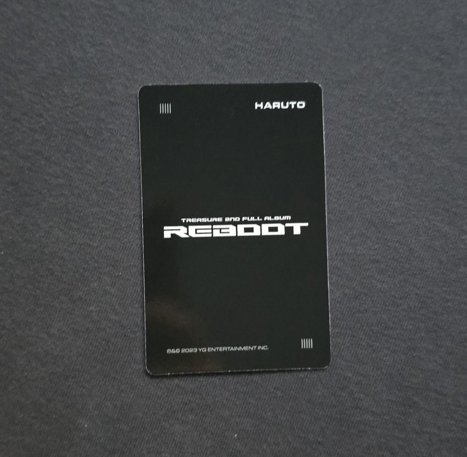 Treasure haruto reboot album digipack ver. photocard kpop pc | eBay