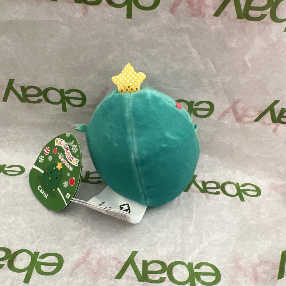 2.5” Squishmallows Micromallows Carol Christmas Tree Micromallow Advent ...