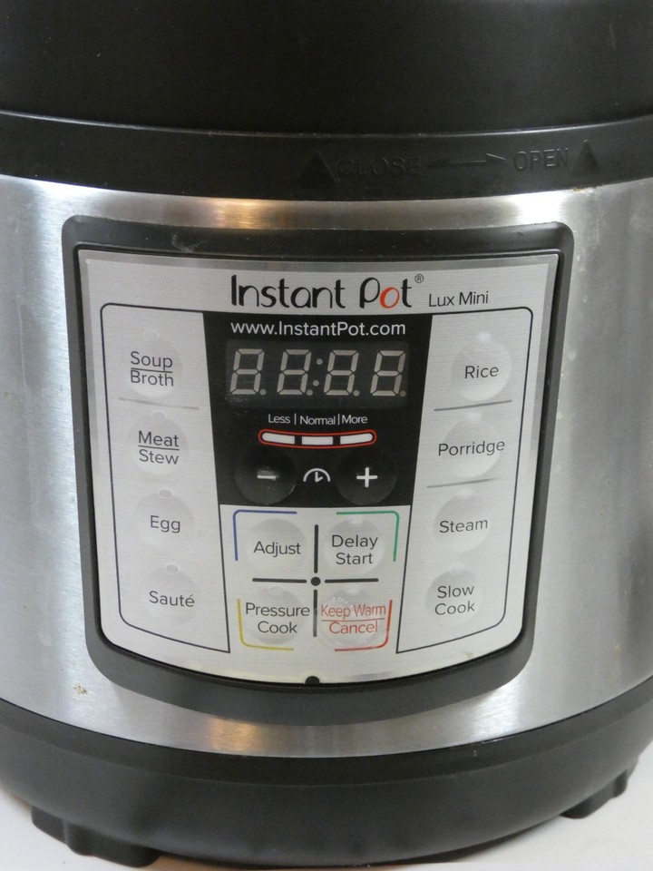 INSTANT POT Lux Mini Pressure Cooker 3 Qt Stainless Steel Manual ...