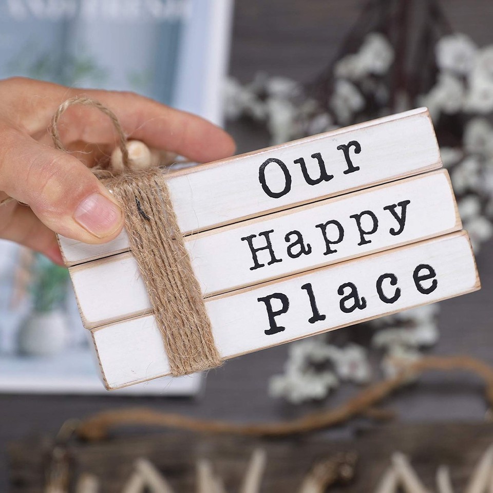 Display Prop Fake Book Adornment Artificial Decorative Books for Living ...