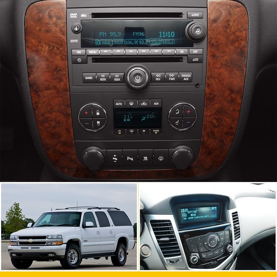 For GM GMC Chevy Buick Radio Control Knob Dash Button Repair Decals ...