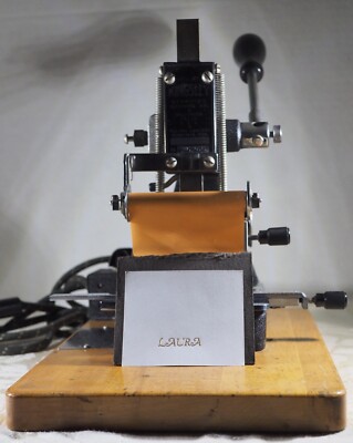 Stamping & Embossing - Kingsley Hot Stamp Machine