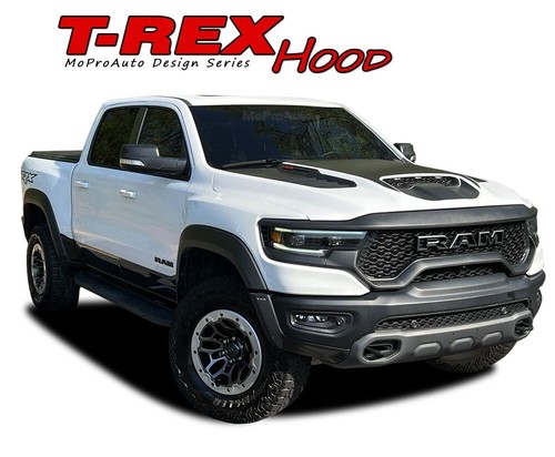 T-REX HOOD for 2021-2024 Dodge Ram Rebel TRX Hood Decals Vinyl Graphic ...