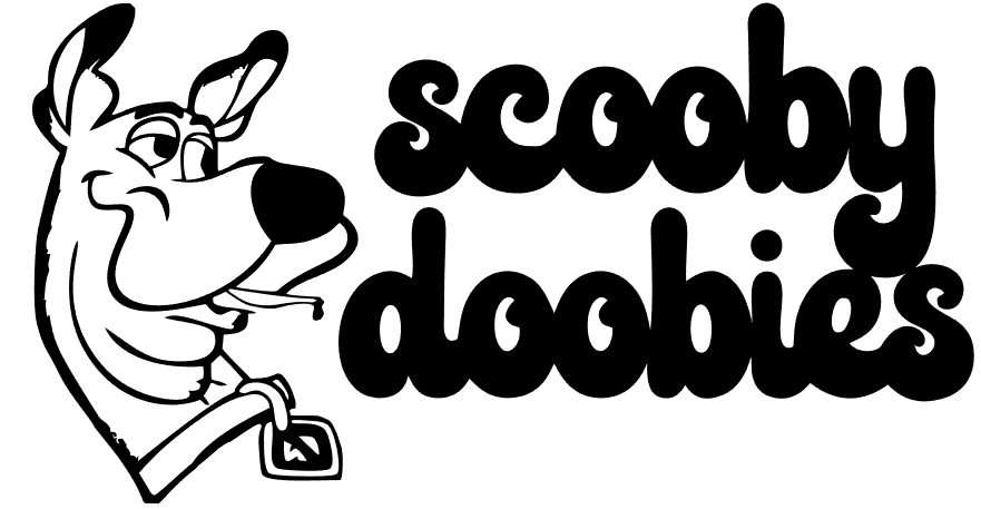 5" Scooby Doobies Smoke Weed Pot Marijuana Vinyl Glossy Black Decal ...
