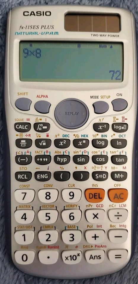 Casio FX-115ES PLUS Scientific Calculator. 79767900809 | eBay