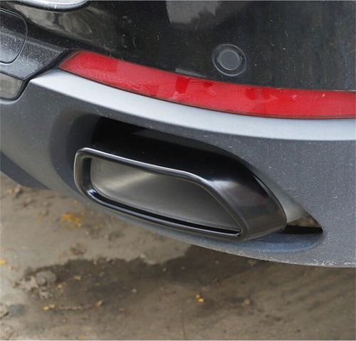 For BMW X5 F15 X6 F16 2014-2018 Steel Black Rear Exhaust Muffler Tail ...