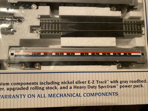 Bachmann EZ Track System Silver Series Amtrak Complete HO Scale Train ...