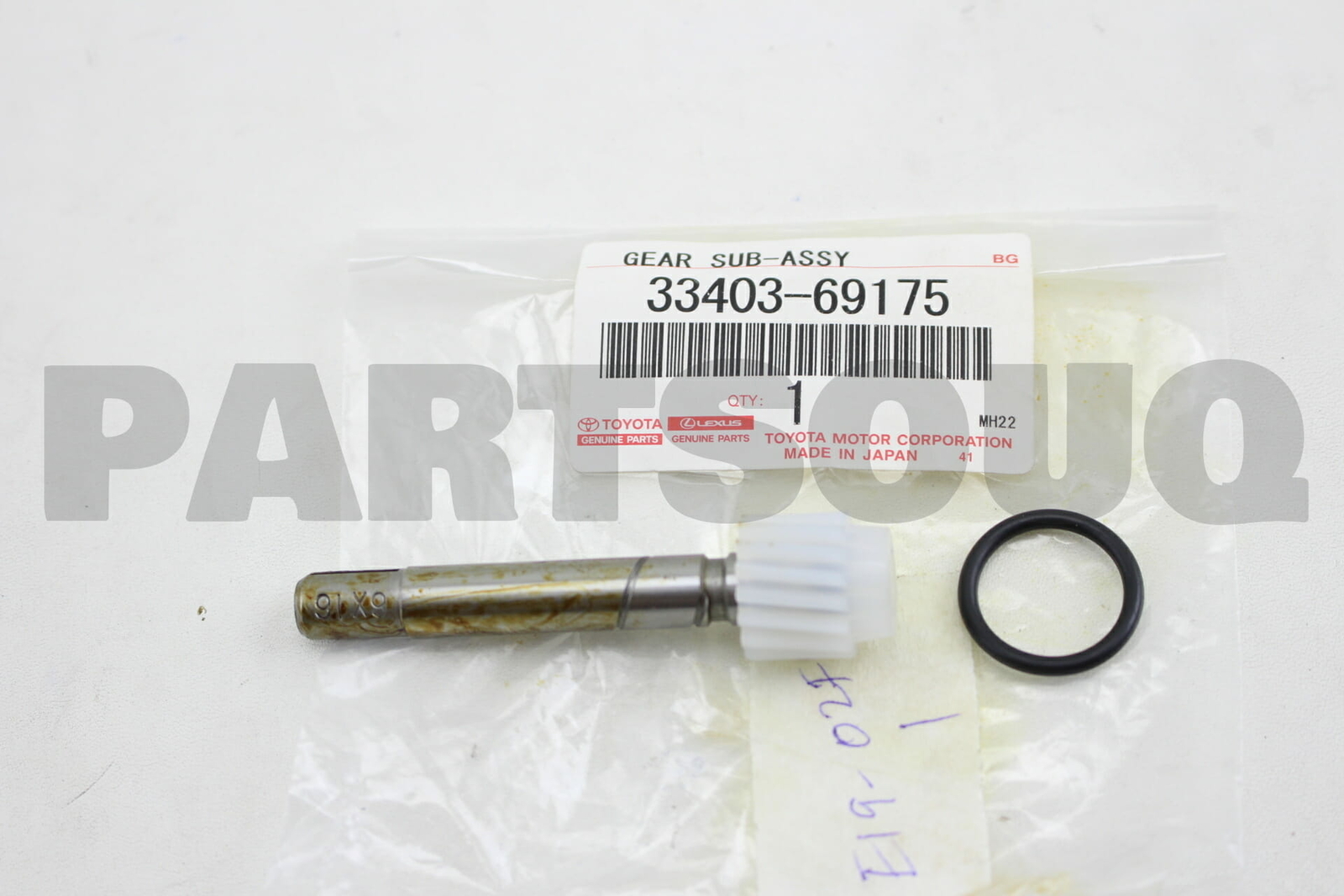 3340369175 Genuine Toyota GEAR SUB-ASSY, SPEEDOMETER DRIVEN (ATM) 33403 ...