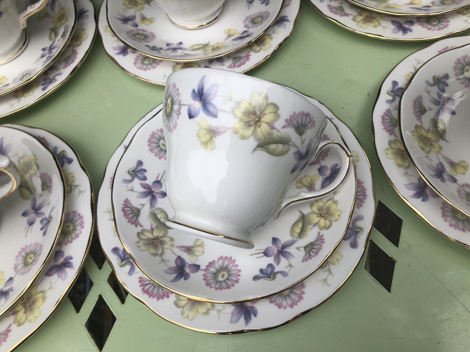 duchess china Spring Days Cup and saucer X6 | eBay UK