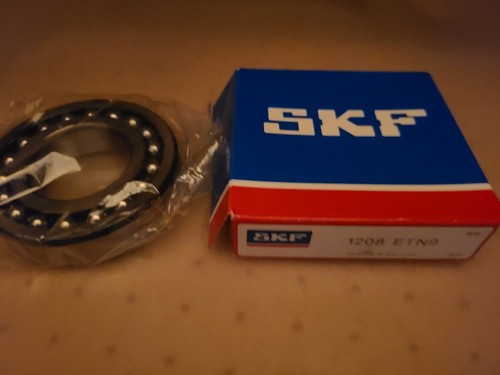 Genuine SKF 1208 ETN9 Self-Aligning Ball Bearing 40mm x 80mm x 18mm ...