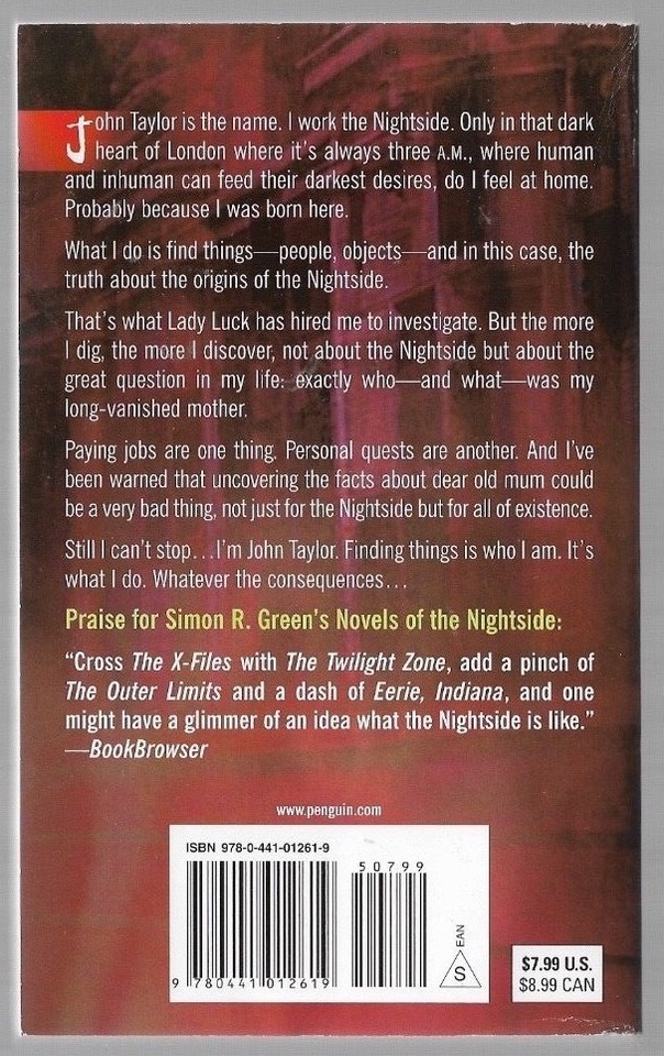 HEX AND THE CITY A Novel of the Nightside by Simon R. Green | eBay