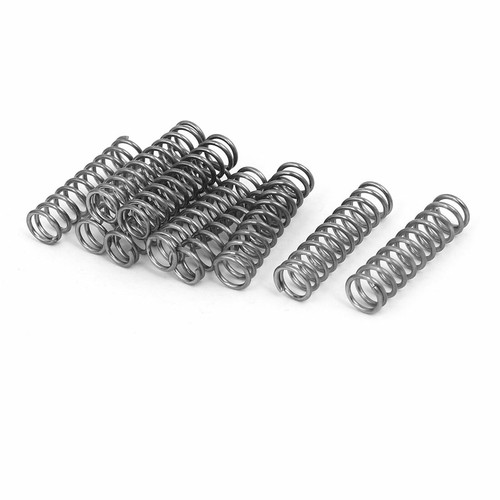1mmx8mmx30mm 304 Stainless Steel Compression Springs Silver Tone 10pcs ...