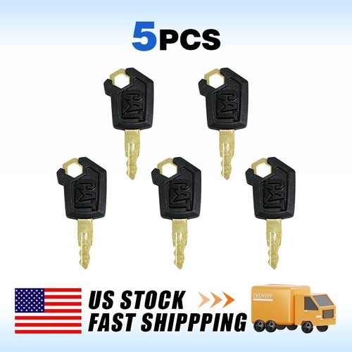 5PCS Caterpillar Ignition Keys for CAT Dozer, Excavator, Crawler ...