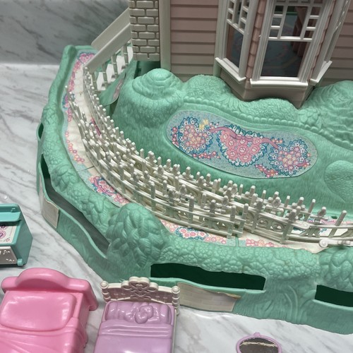 Vintage Fisher Price Precious Places Mansion W Accessories As Is ...