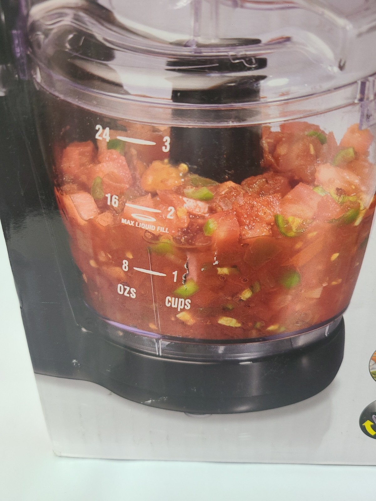 Hamilton Beach 3 Cup Fresh Chop Mini Food Chopper Black 72603 FREE ...