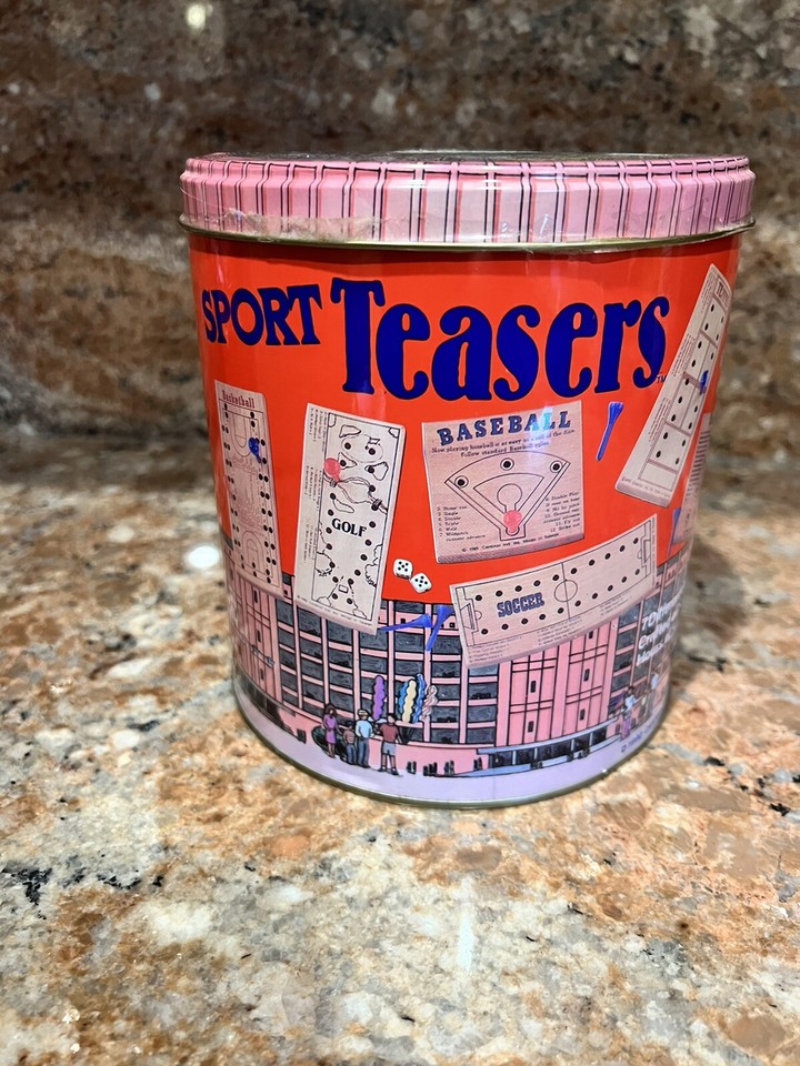 VINTAGE 1990 Cardinal Sports Teasers 7 Peg Wood Brain Teaser Games in ...