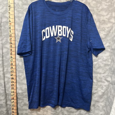 Nike Dallas Cowboys Dri-FIT Sideline Legend Velocity Shirt Mens Size ...