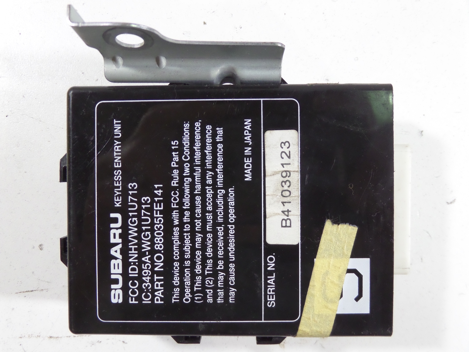Subaru Impreza WRX Keyless Entry Unit Module OEM 88035FE141 | eBay
