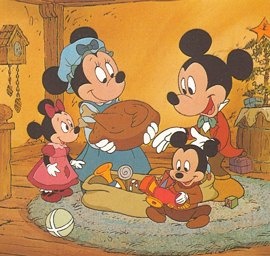 Vintage Disney Productions Cast Christmas Card 1983 Mickeys Christmas ...