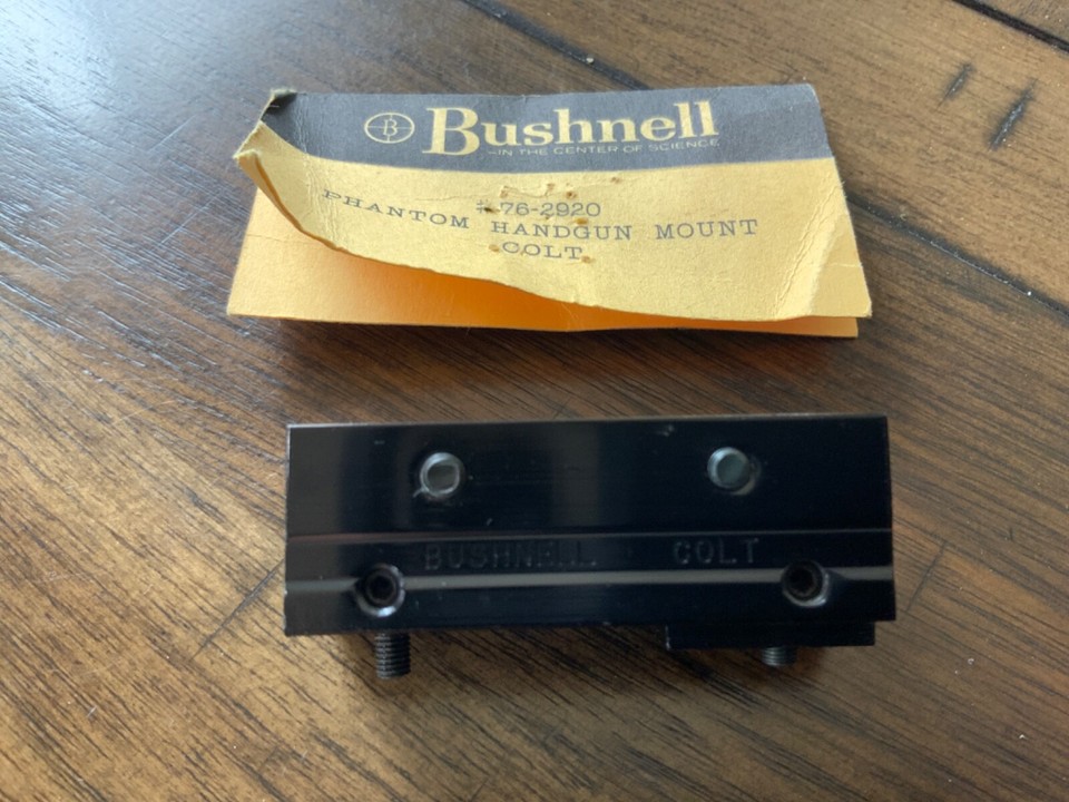 Vintage Bushnell Phantom HANDGUN Scope Mount 76-2920 Colt, NEW | eBay