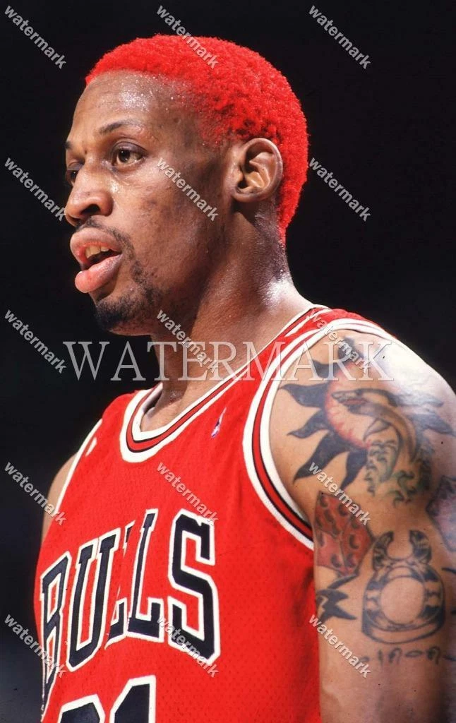 Dennis Rodman Before Tattoos