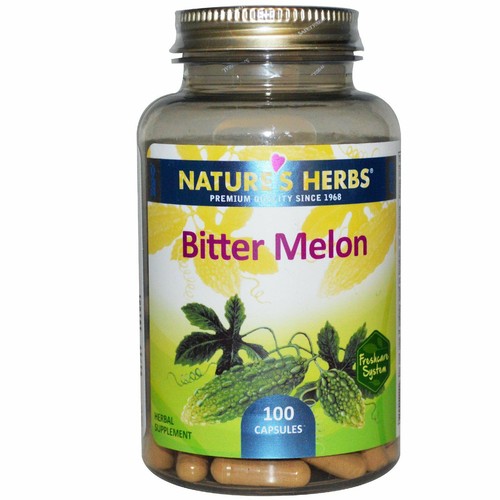 Bitter Melon Fruit 450mg 100 Capsules | Glucose Metabolism Diabetic ...