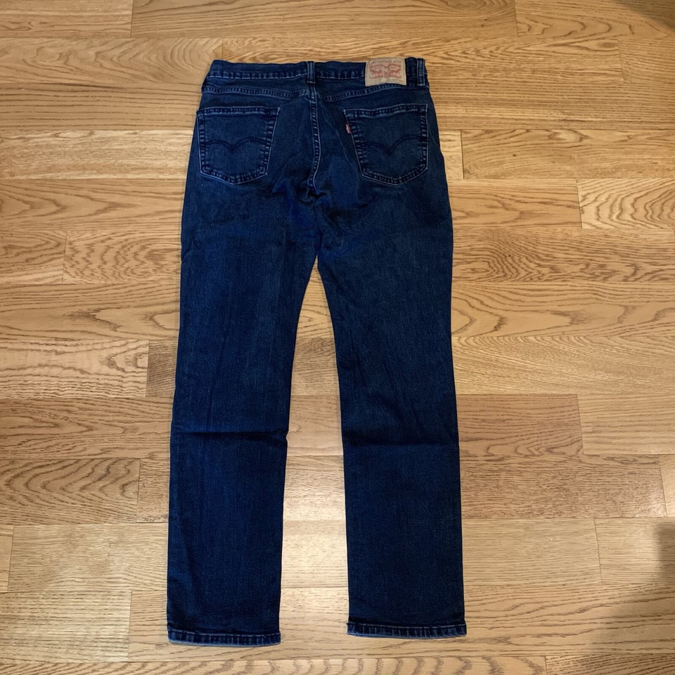 Levis 511 Solid Black Jeans Denim Men Size 34x32 Red Tab W34 L32 ...