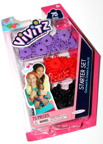 Jakks Pacific Vivitz Create Connect Bracelet Craft Bitz Starter Set 75 ...