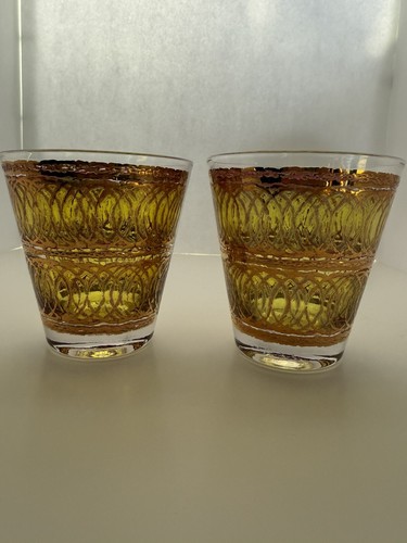 Vintage Georges Briard Lowball/Old Fashion RONDO Cocktail Glasses | eBay