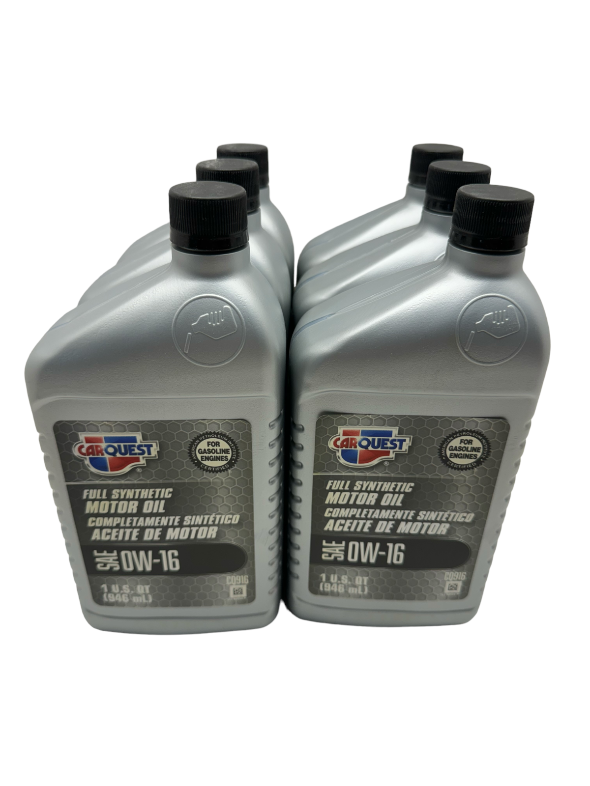 6 Pack of Carquest 0w-16 Full Synthetic Quarts of Oil Free Shipping | eBay