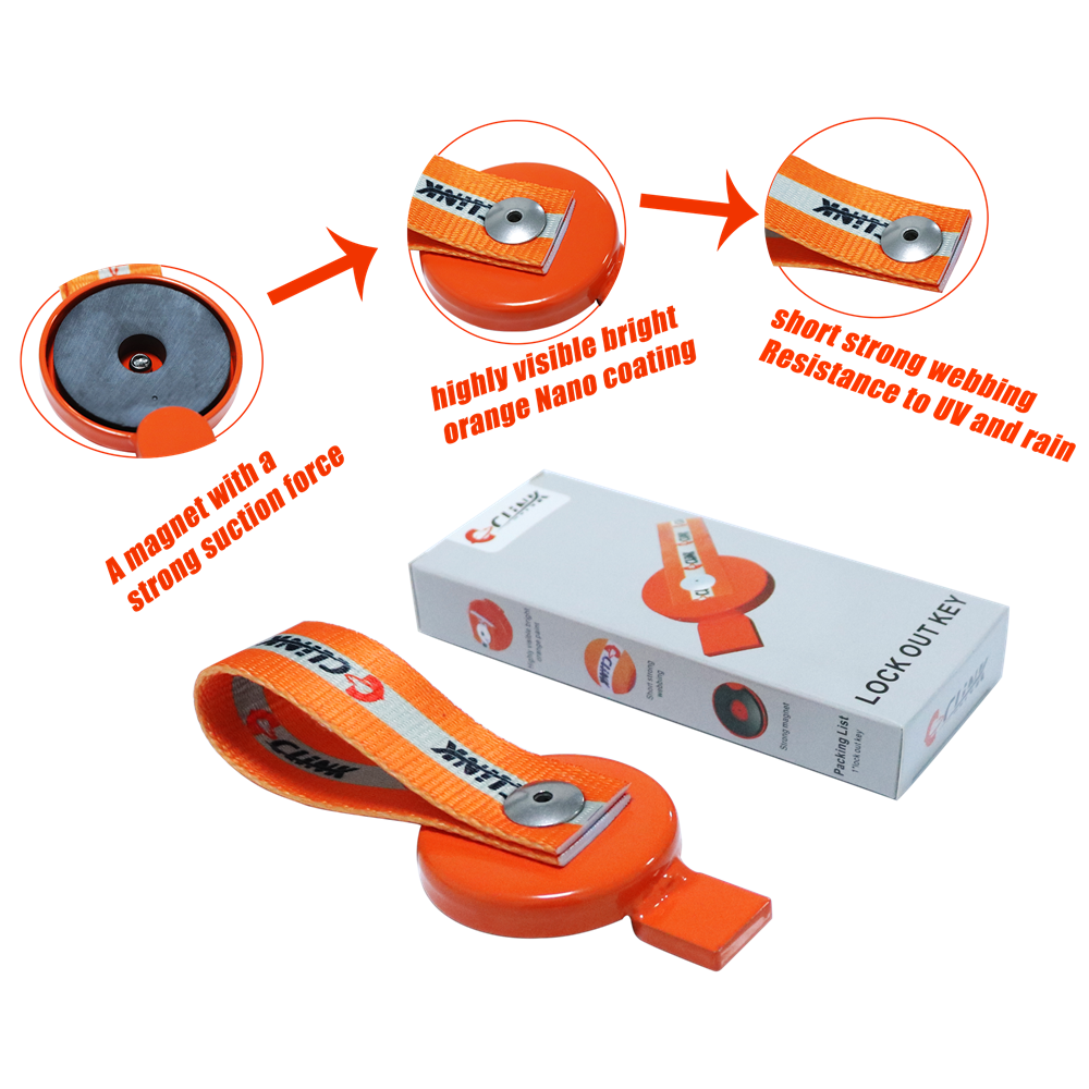 C CLINK BRAND NEW MAGNETIC LOCK OUT KEY FITS FOR UFP TYPE TRAILER SURGE ...