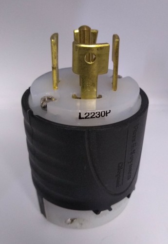 Pass Seymour L2230P 30A 480V 3 Phase Industrial Grade TurnLok Plug FREE ...