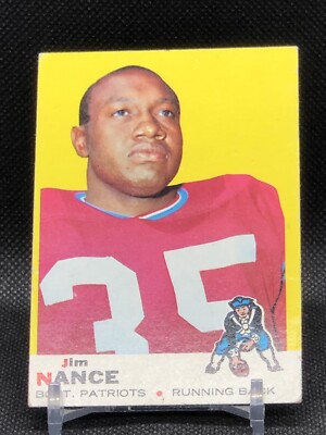 1969 Topps #70 Jim Nance New England Patriots HOF 🏈 | eBay